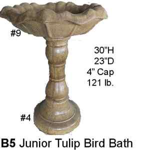 #4 Bell Pedestal Your Concrete Lawn Art